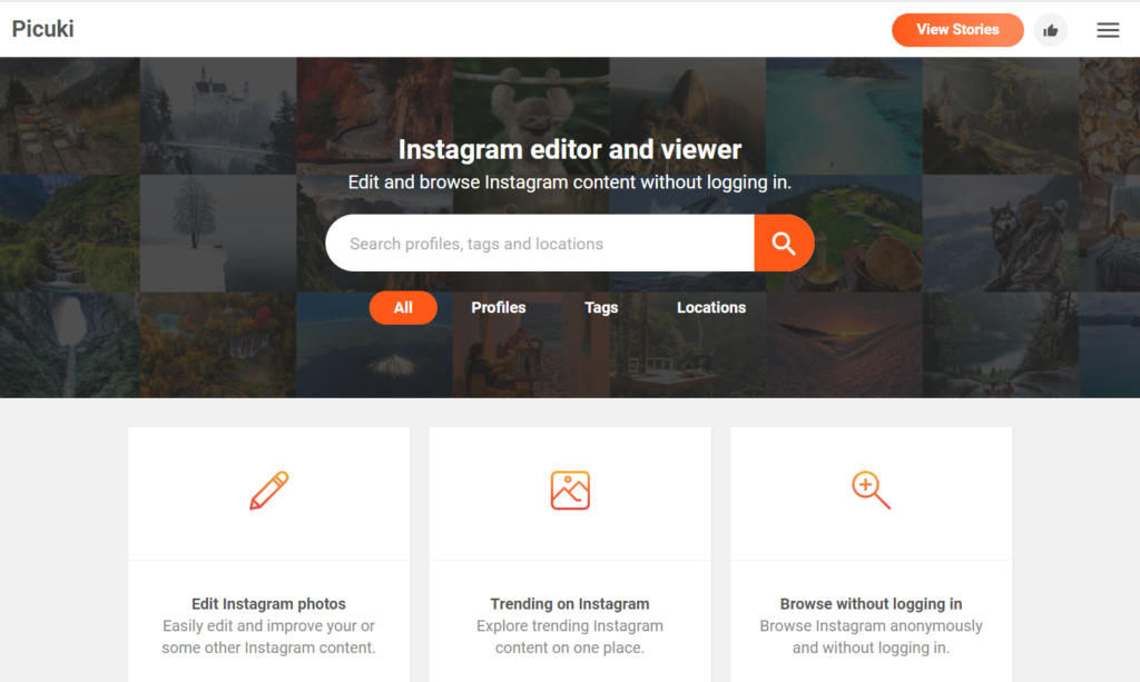 Picuki: View, Edit, and Download Instagram Posts and Stories