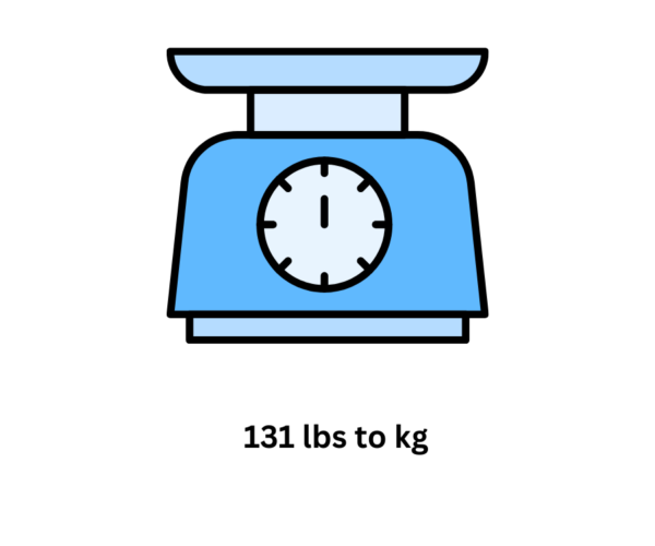 131 LBS to KG – Convert 131 Pounds to Kilograms Instantly